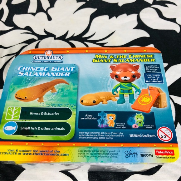 Octonauts Min and The Chinese Giant Salamandar Figure and Creature Pack ...